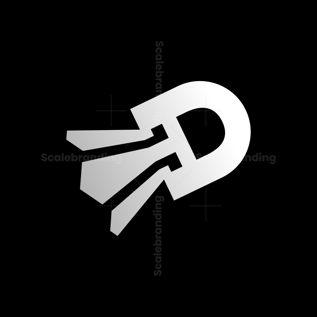 Letter D Shuttlecock Logo | Scalebranding