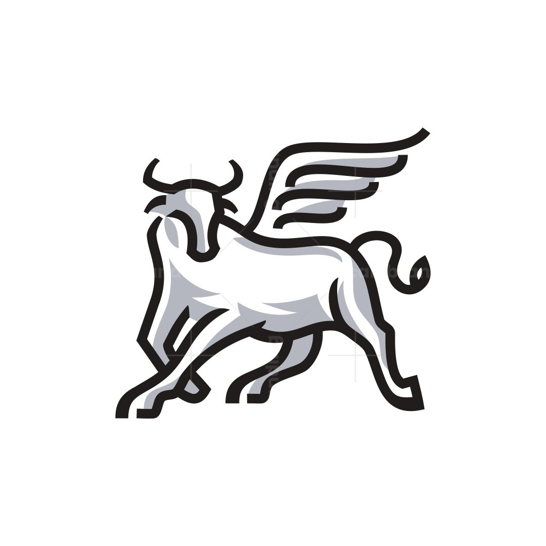 bull torro with wings logo | Scalebranding