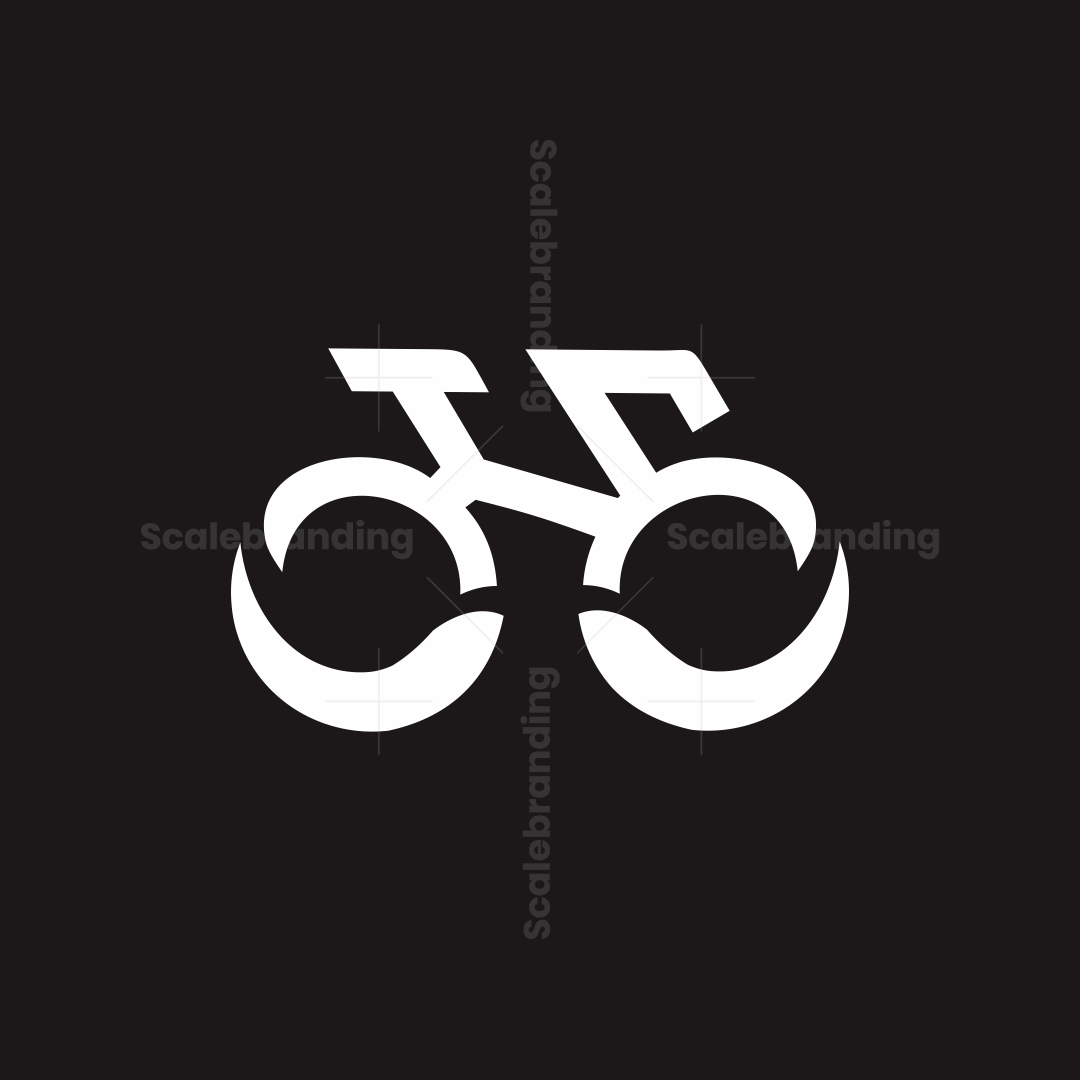 Bike mustache gentleman simple combination logo | Scalebranding