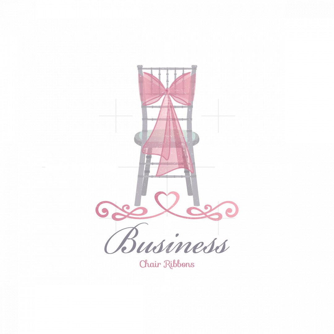 Chair Ribbon Wedding Symbol Logo | Scalebranding