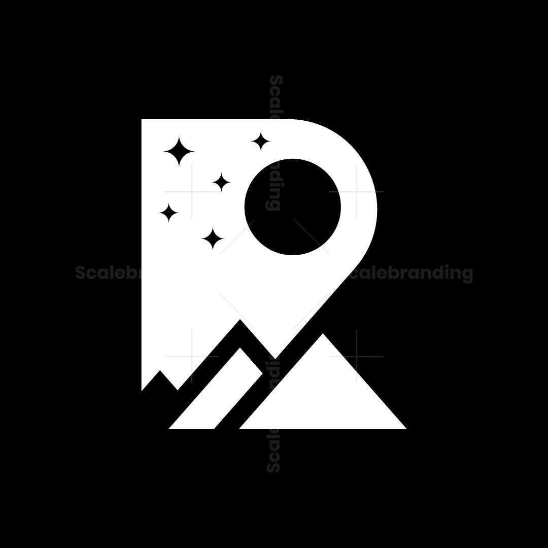 Letter R Mountain Logo | Scalebranding