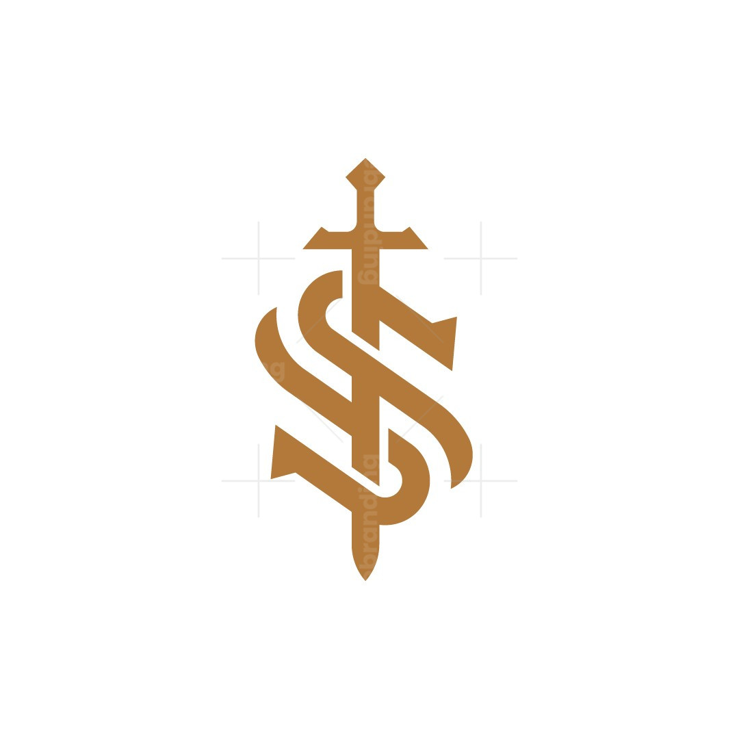 Letter S Sword Logo | Scalebranding
