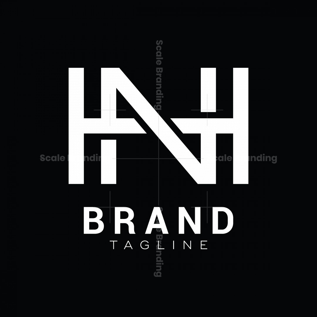 Monogram Hn Or Nh Logo | Scalebranding